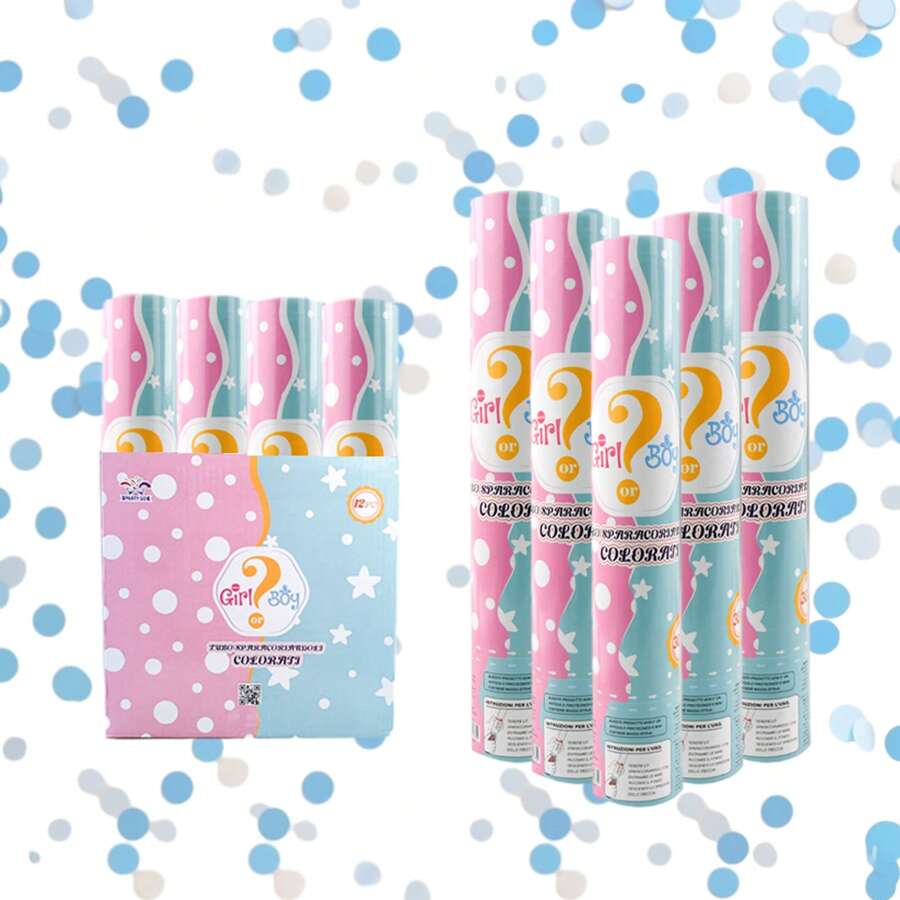 Mini confettiera manuale con molla fai-da-te, lanciatore di coriandoli ...