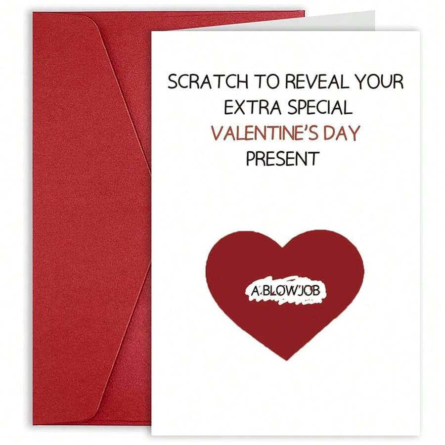 1PC.Funny Valentine's Day Card, Love Card For Husband Boyfriend, Adult ...