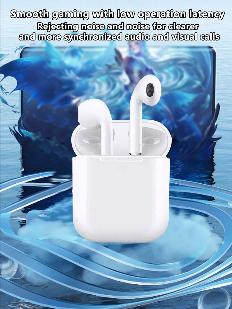 Semi-In-Ear Wireless Headphones,Smooth Gaming With Low Operation ...