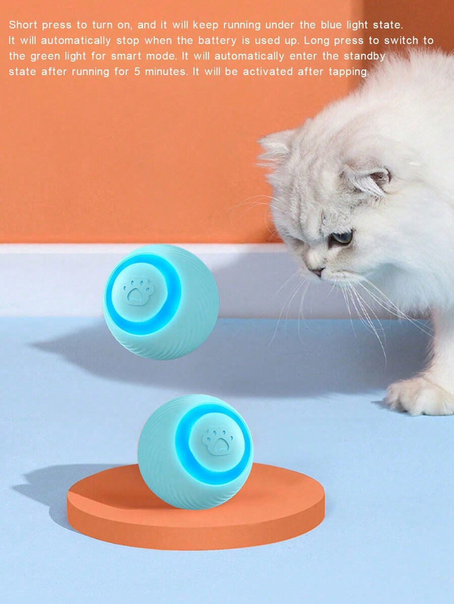 Gravity Intelligent Rolling Ball, Intelligent Electric Pet Toy, USB ...