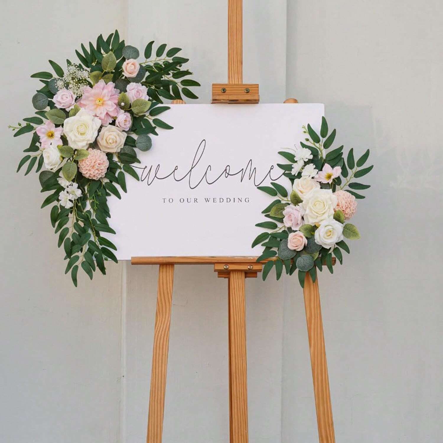 2pcs Artificial Flower Swags Wedding Arch Flowers Kit For DIY Wedding ...