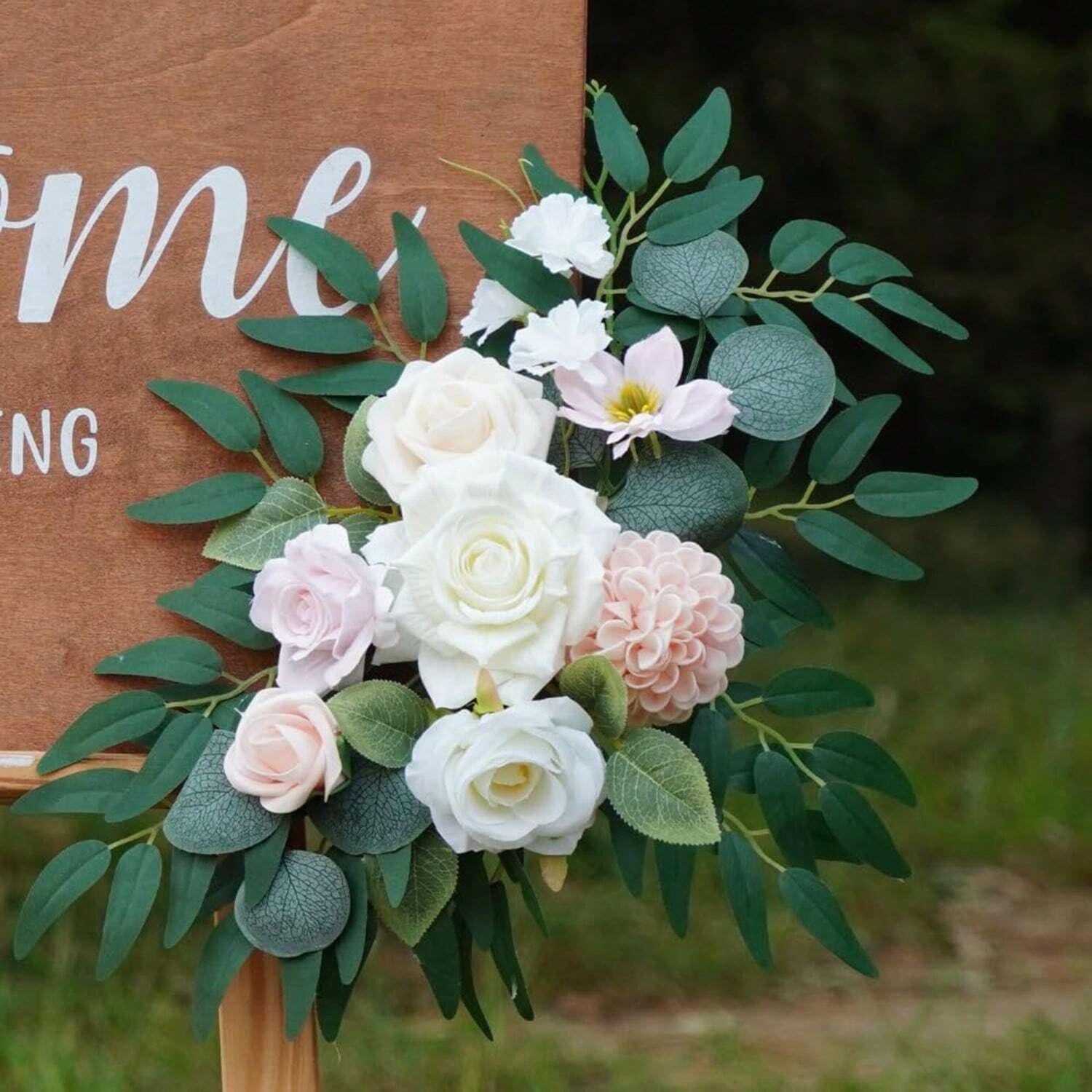 2pcs Artificial Flower Swags Wedding Arch Flowers Kit For DIY Wedding ...