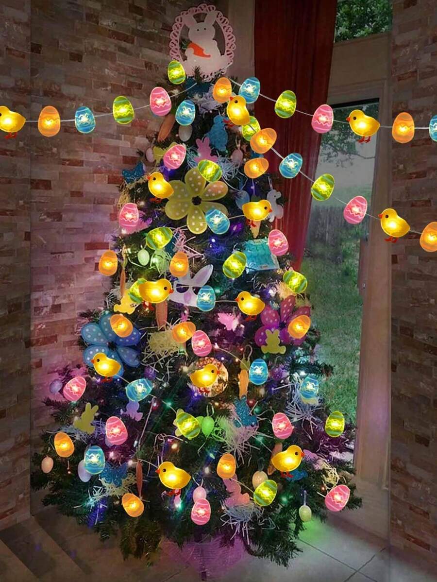 LED Egg Easter Lights For Easter Decorations, Battery Powered Easter ...