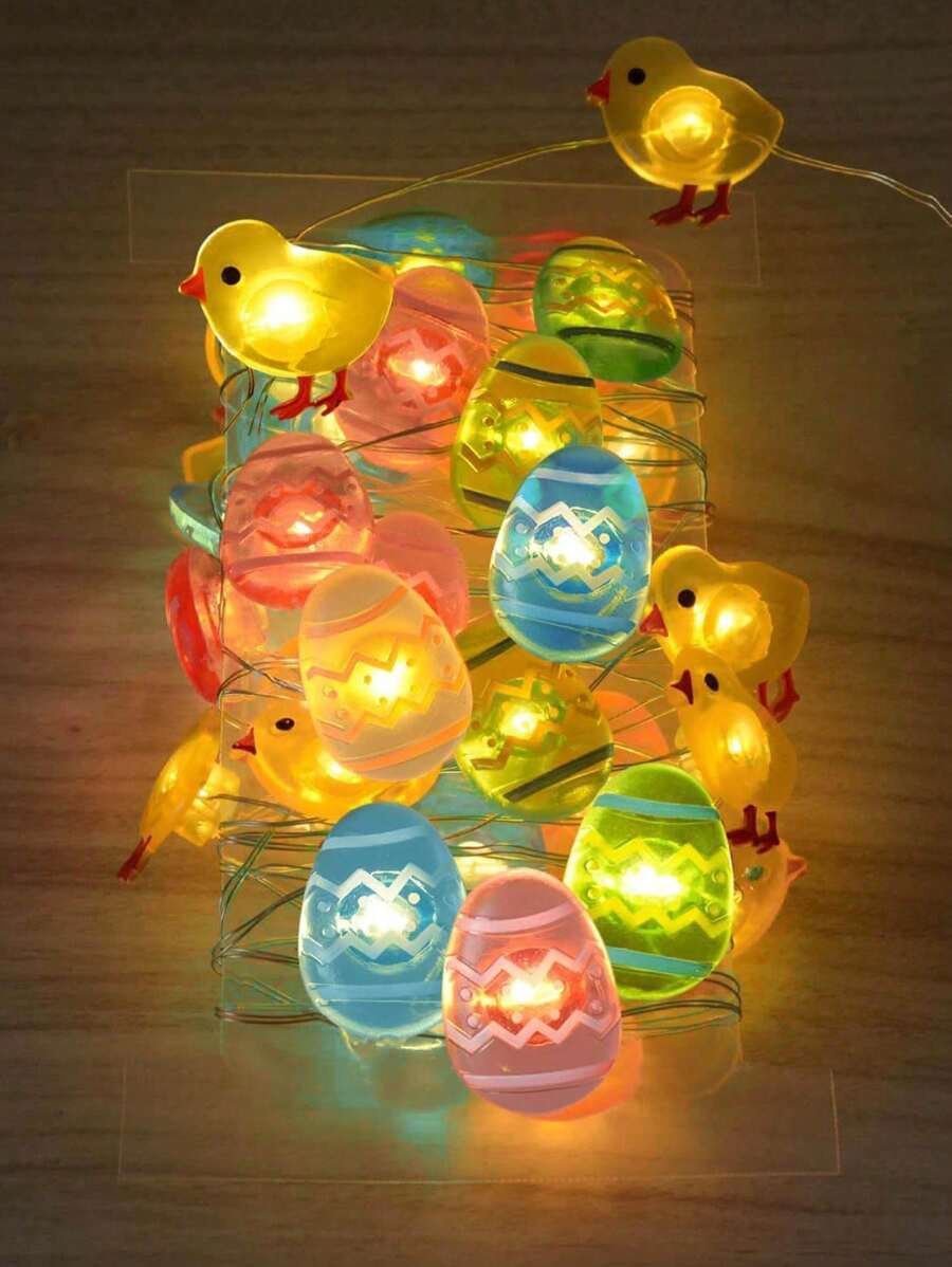 LED Egg Easter Lights For Easter Decorations, Battery Powered Easter ...