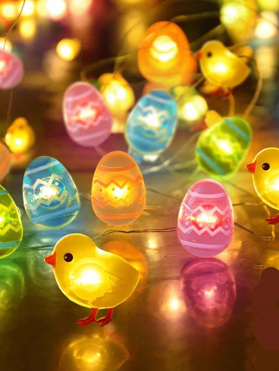 LED Egg Easter Lights For Easter Decorations, Battery Powered Easter ...