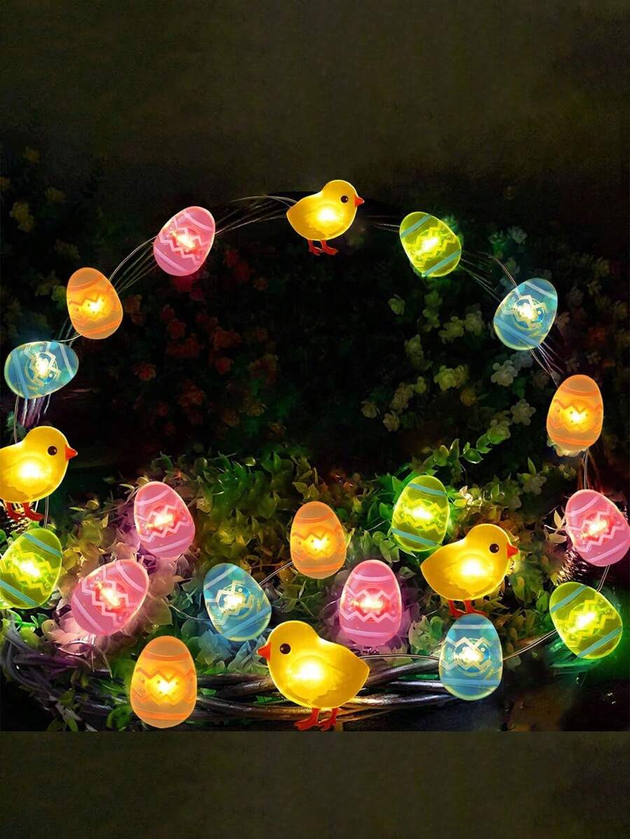 LED Egg Easter Lights For Easter Decorations, Battery Powered Easter ...