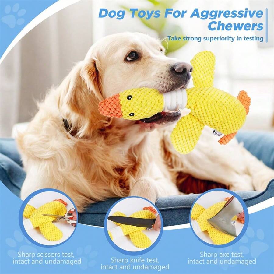 1pc Upgraded Indestructible Goose Dog Toy, Suitable For Powerful ...