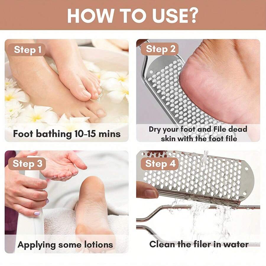 Metal Foot File For Callus Remover And Smoothening - Foot Corn And ...