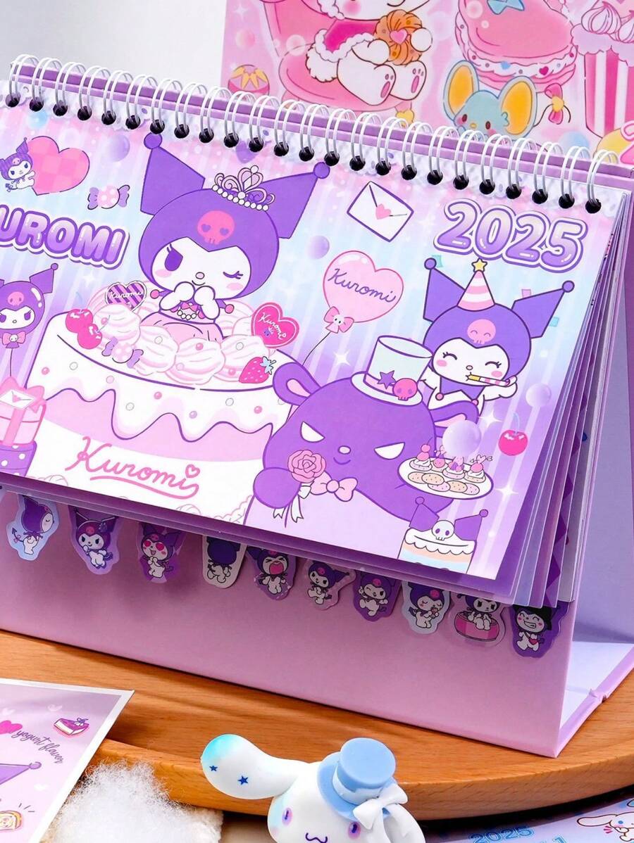 Sanrio Sanrio Calendar 2025 New Desktop Ornaments Exquisite Desk ...