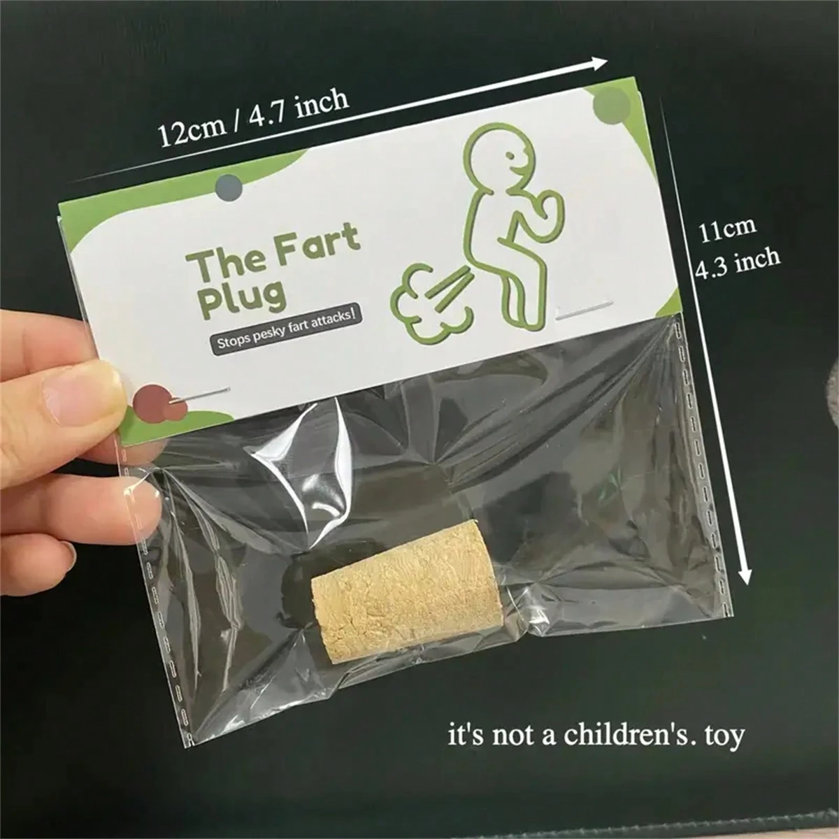 1 Funny Fart Plug - The Perfect Prank Gift, Ideal For Friends And ...