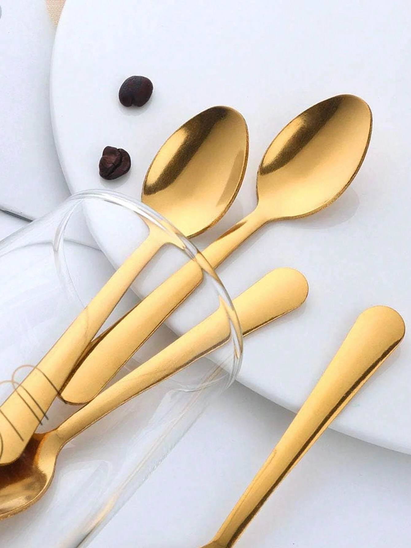 1pc Customize Gold Coffee Spoon, Stainless Steel Personalized Tea Spoon ...