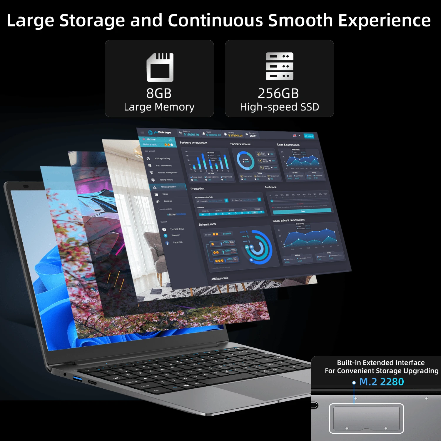 BMAX Notebook BMAX S14 PRO / Intel N5000 / 8 GB (LPDDR4) RAM 256 GB SSD ...