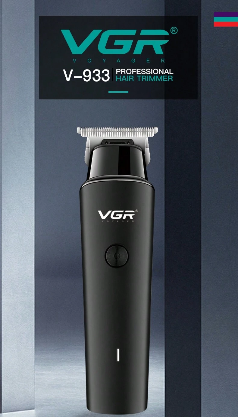 VGR Máquina de corte VGR Zero recargable, recortadora de barba, cortapelos eléctrico profesional ...