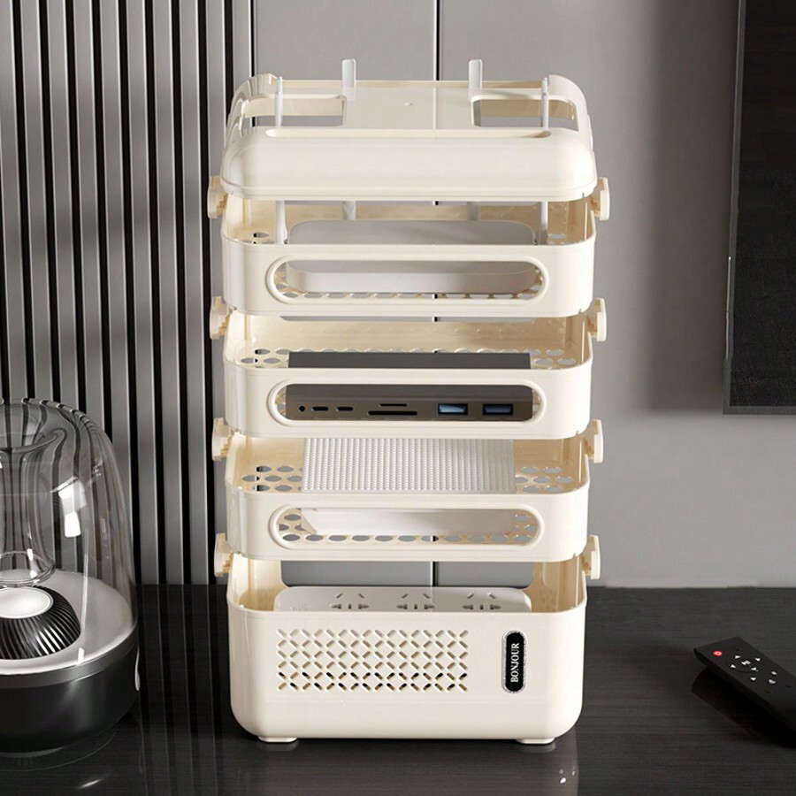 Desktop WiFi Router Storage Box, Wireless Router Shelf Decorative ...