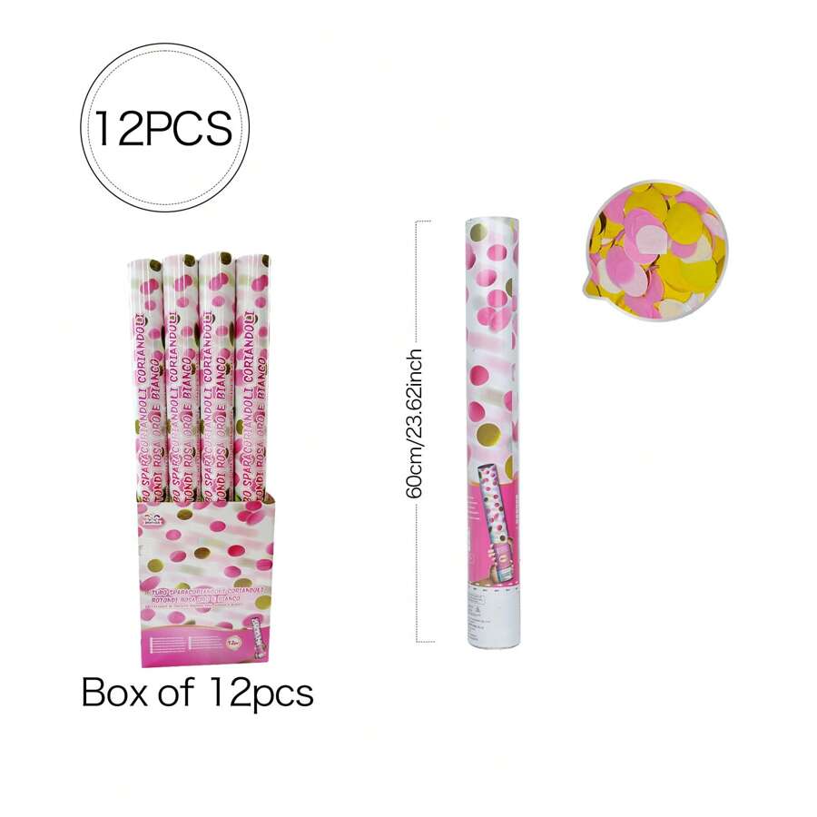 Mini Confetti Shooter Handheld Do-It-Yourself Spring Loaded Confetti ...