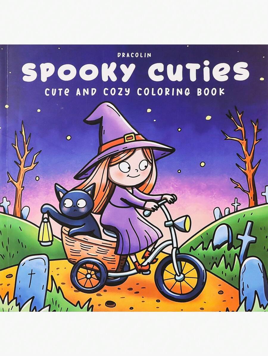 Spooky Cuties: Coloring Book For Adults Featuring Cute Creepy Creatures ...