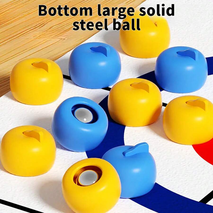 Mini Table Curling Balls, Curling Toy Mini Shuffleboard Tables Game ...