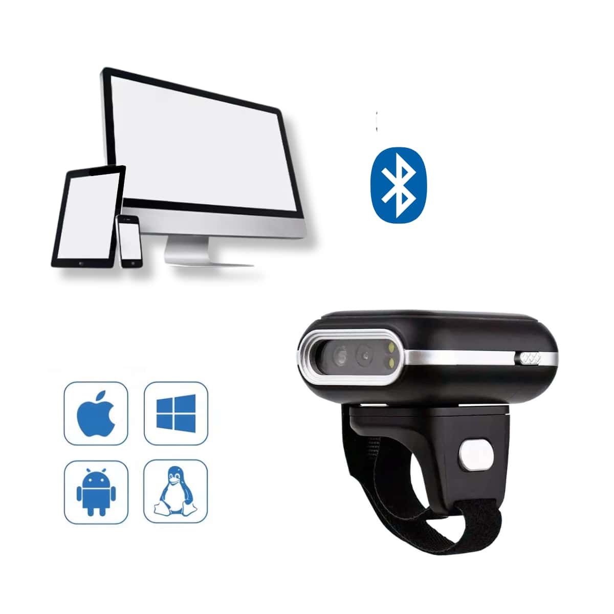 Bluetooth Finger Barcode Scanner | SHEIN USA