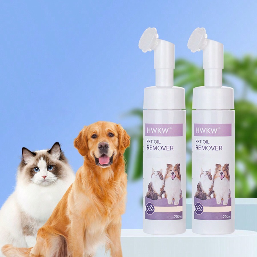 HWKW Pet Waterless Tail Cleaning Spray, Gentle Fragrance-Free Waterless ...