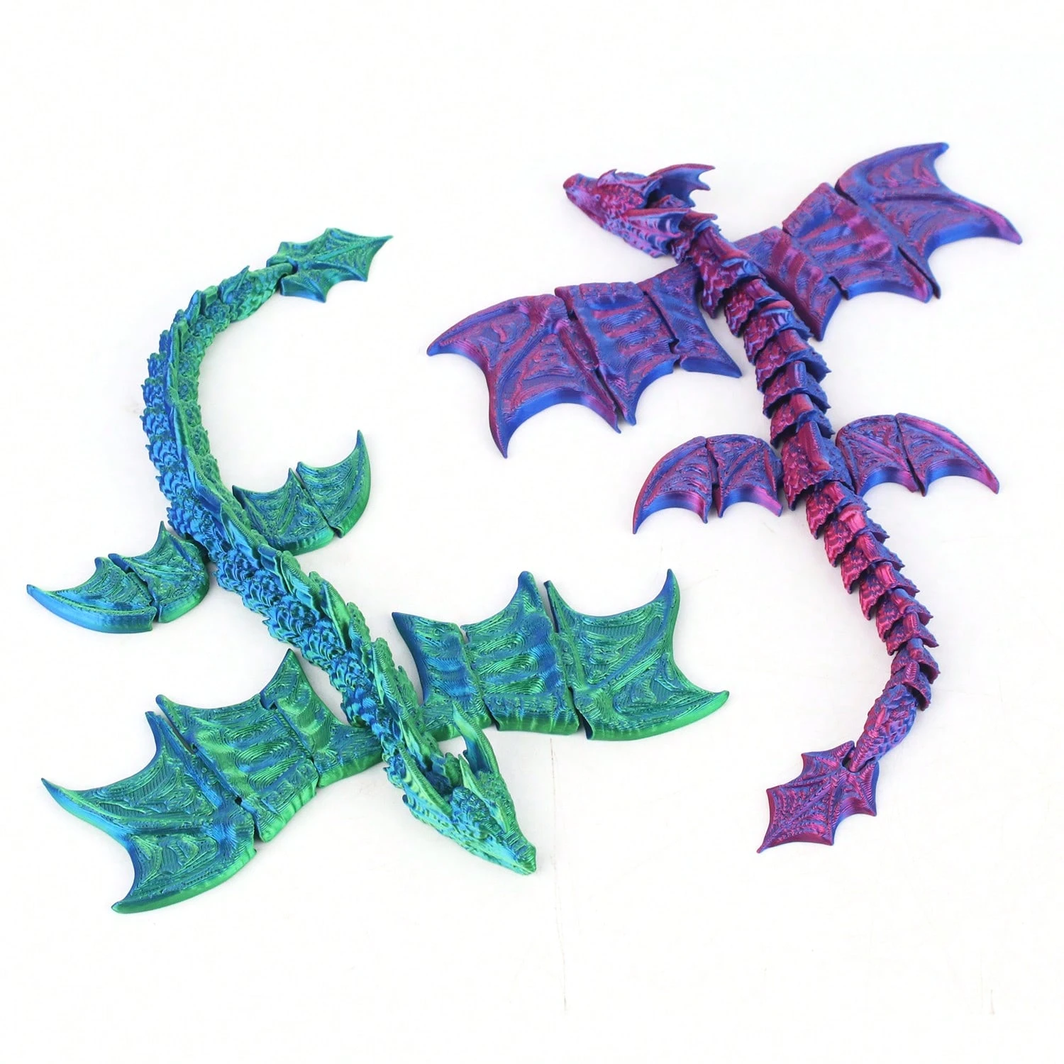3D Printed Pterodactyl With Flaming Wings, Large Wingspan Ancient ...