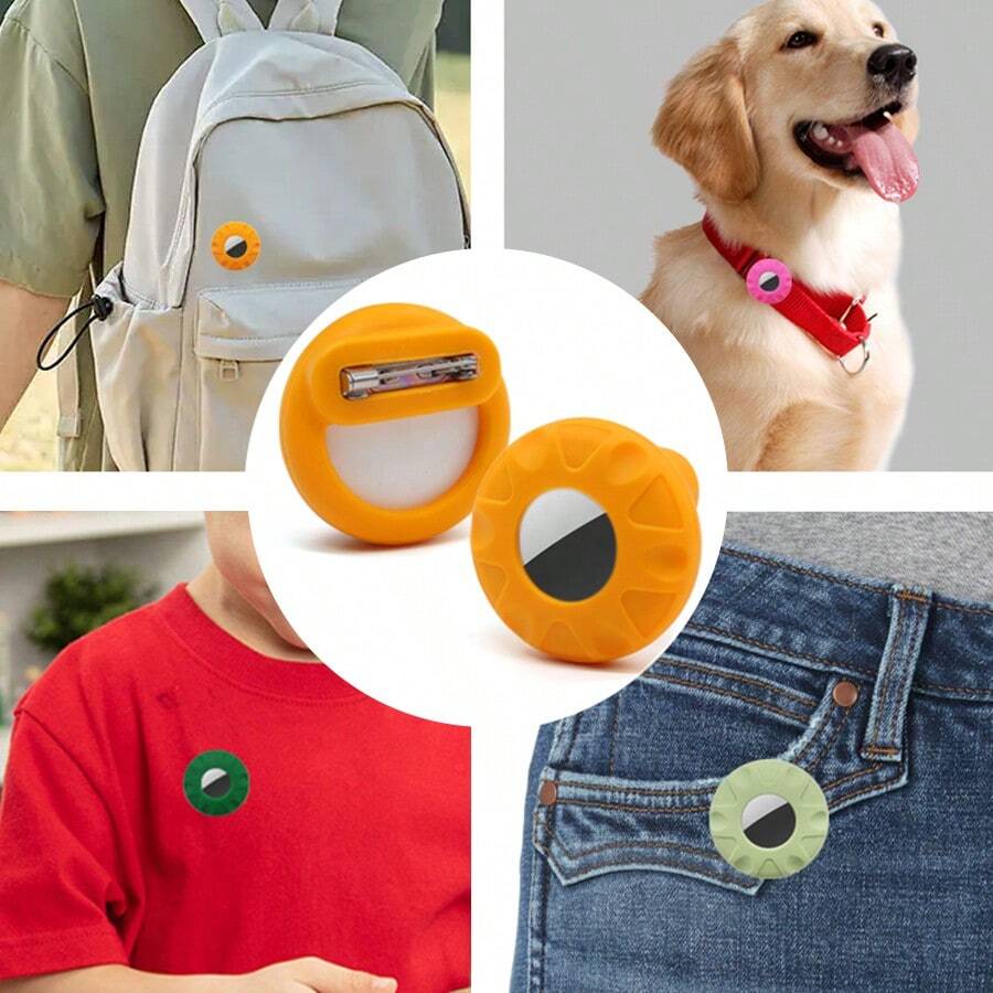 Air Tags Hidden Case, Airtag Case For Pets, AirTag Hidden Pets Holder With Invisible Pin, Anti ...