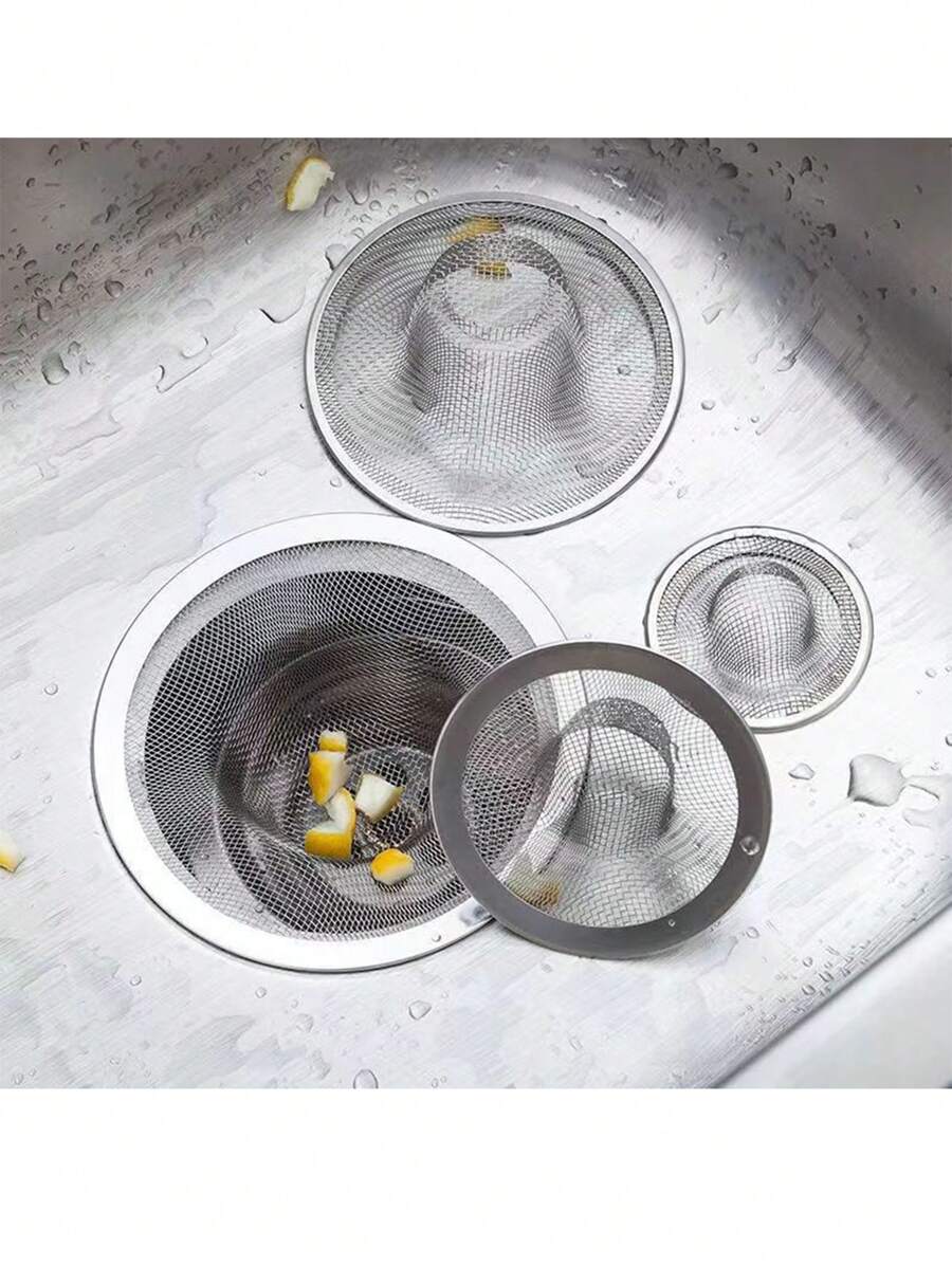 1pc Stainless Steel Sink Drain Filter, For Capturing Food Scraps, Hair ...
