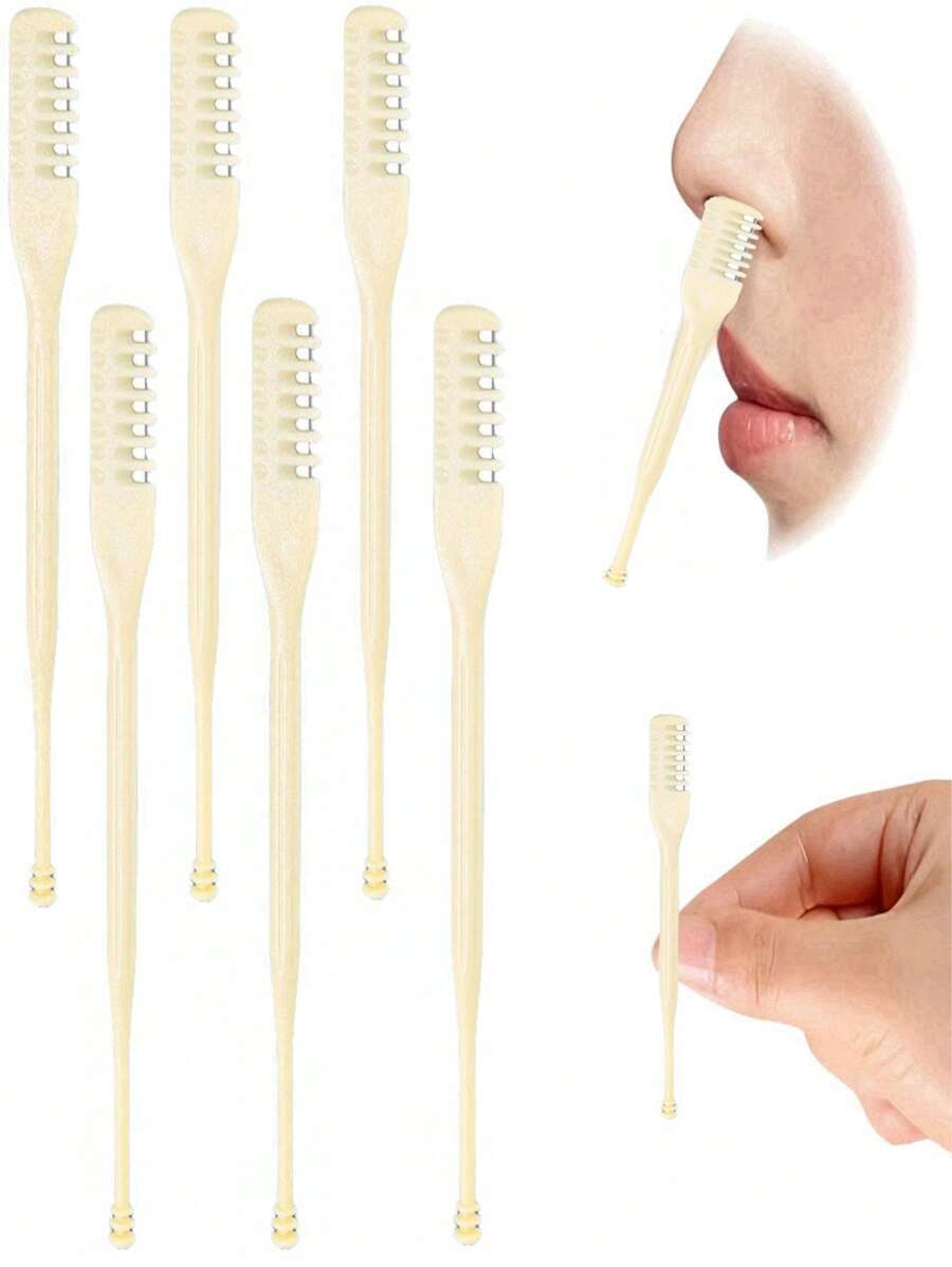 Coupe-nez, Coupe-nez manuel bilatéral 2024 Nouveau, Rasoir coupe-poils de nez rotatif à 360 ...