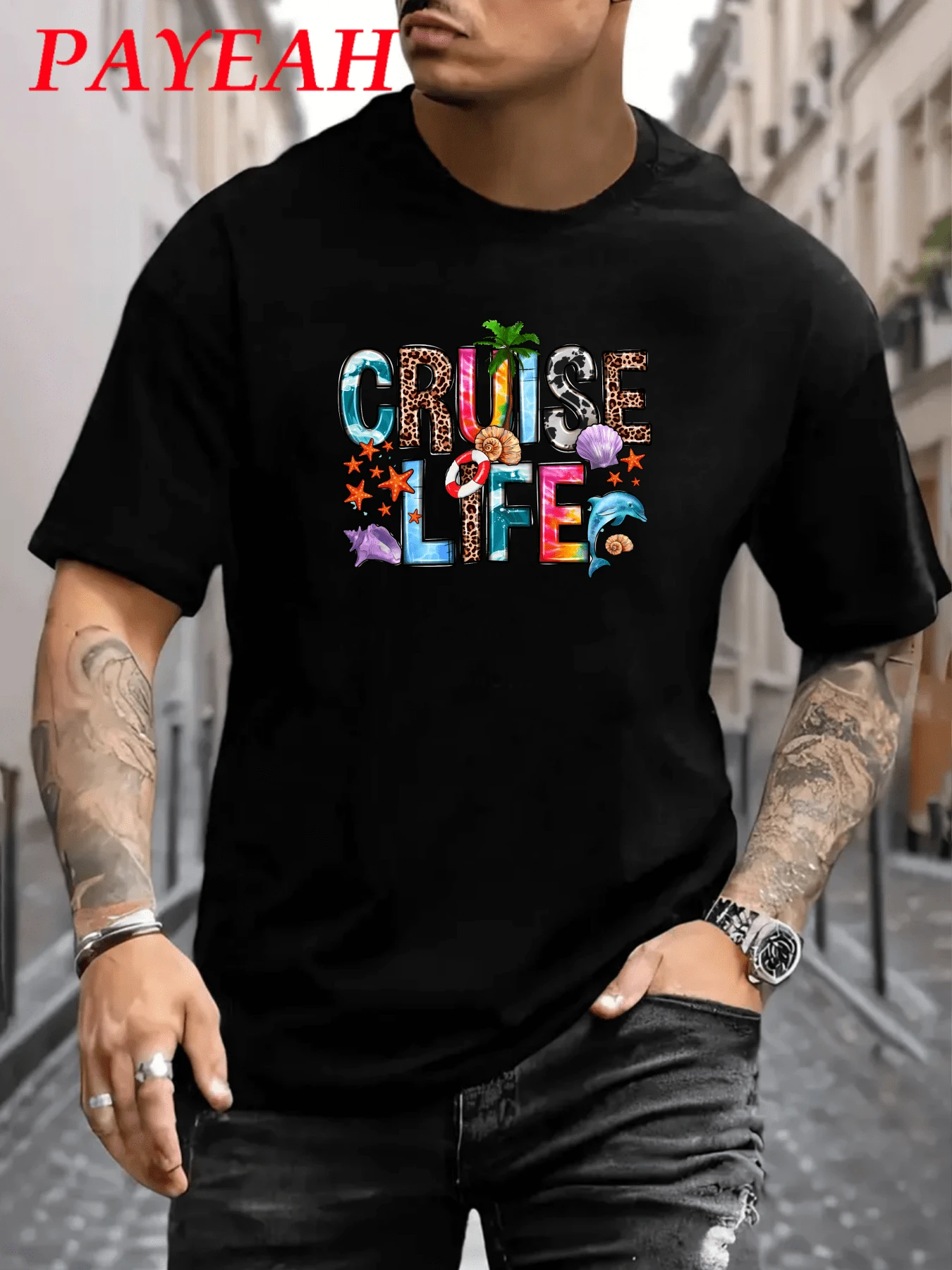 PAYEAH Mens Family Cruise Life Cruise Outfits For Men 2025Matching T ...