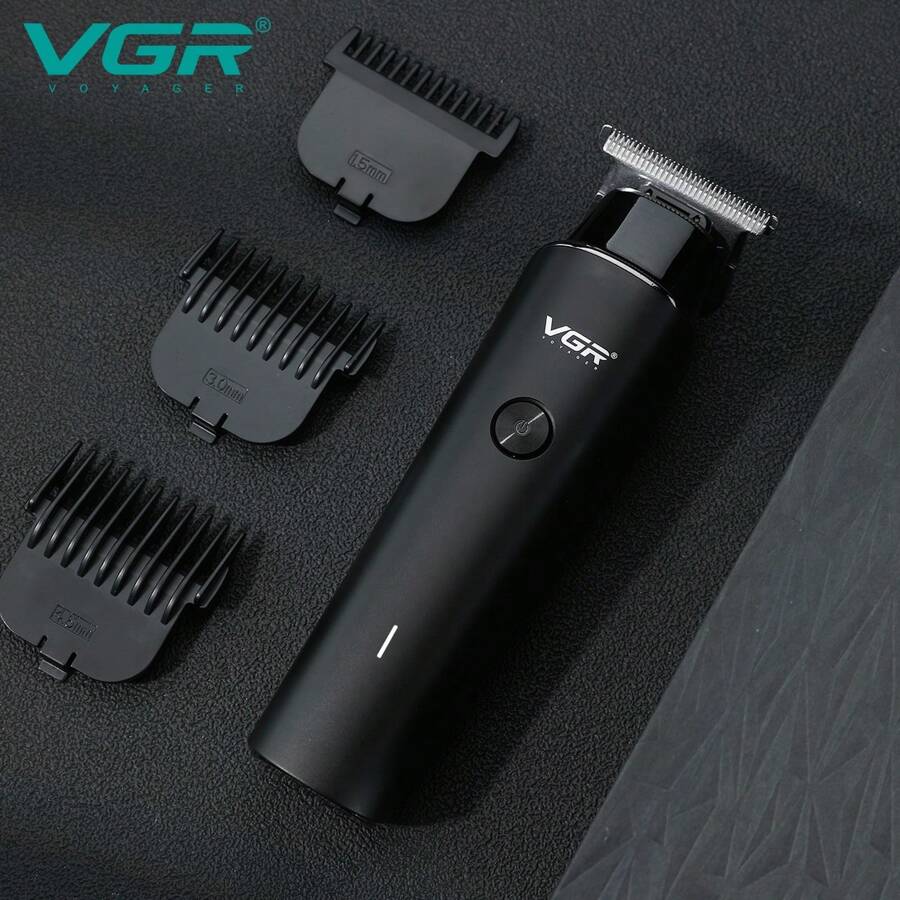VGR Máquina de corte VGR Zero recargable, recortadora de barba, cortapelos eléctrico profesional ...