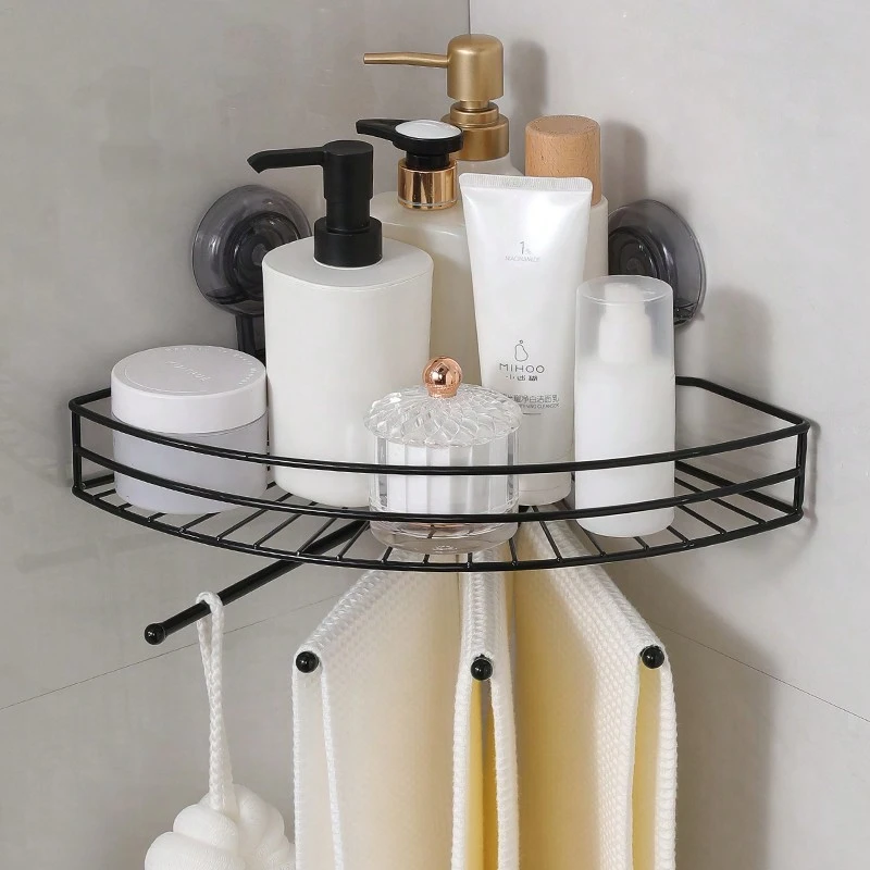 1pc Bathroom Corner Shelf, Toilet Corner Triangle Shelf, Wall-Mounted ...