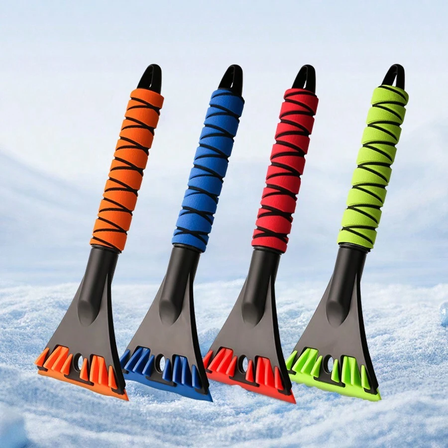 Car Snow Shovel Portable Compact Multi-Functional Snow Shovel Plastic Snow Shovel De-Ice Shovel ...