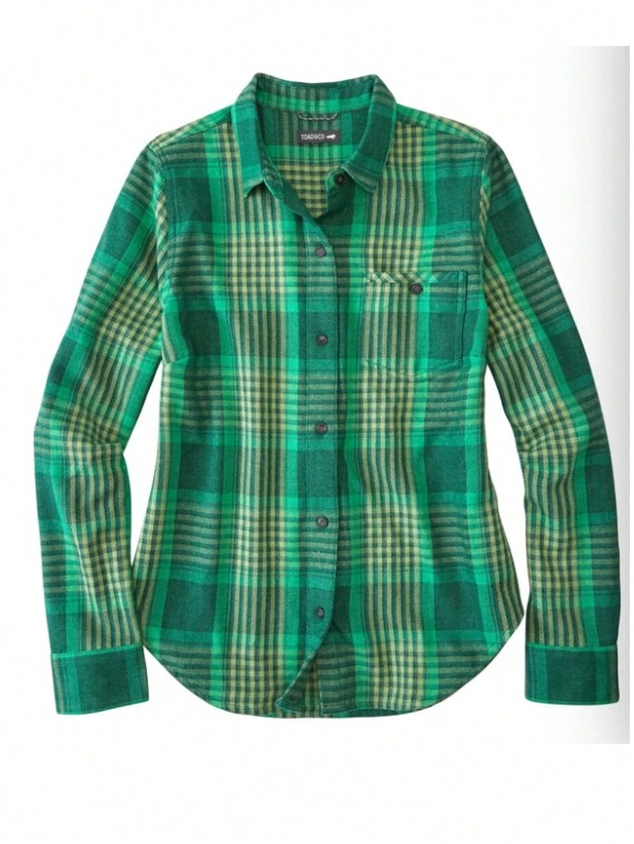 Plaiditude Flannel Shirt | SHEIN USA
