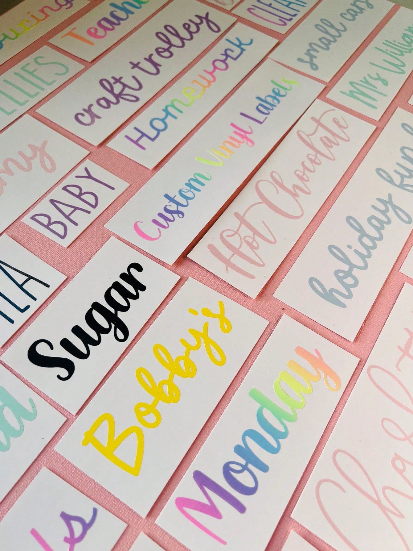 Customized Personalized Labels, Water Bottle Name Labels, Storage ...