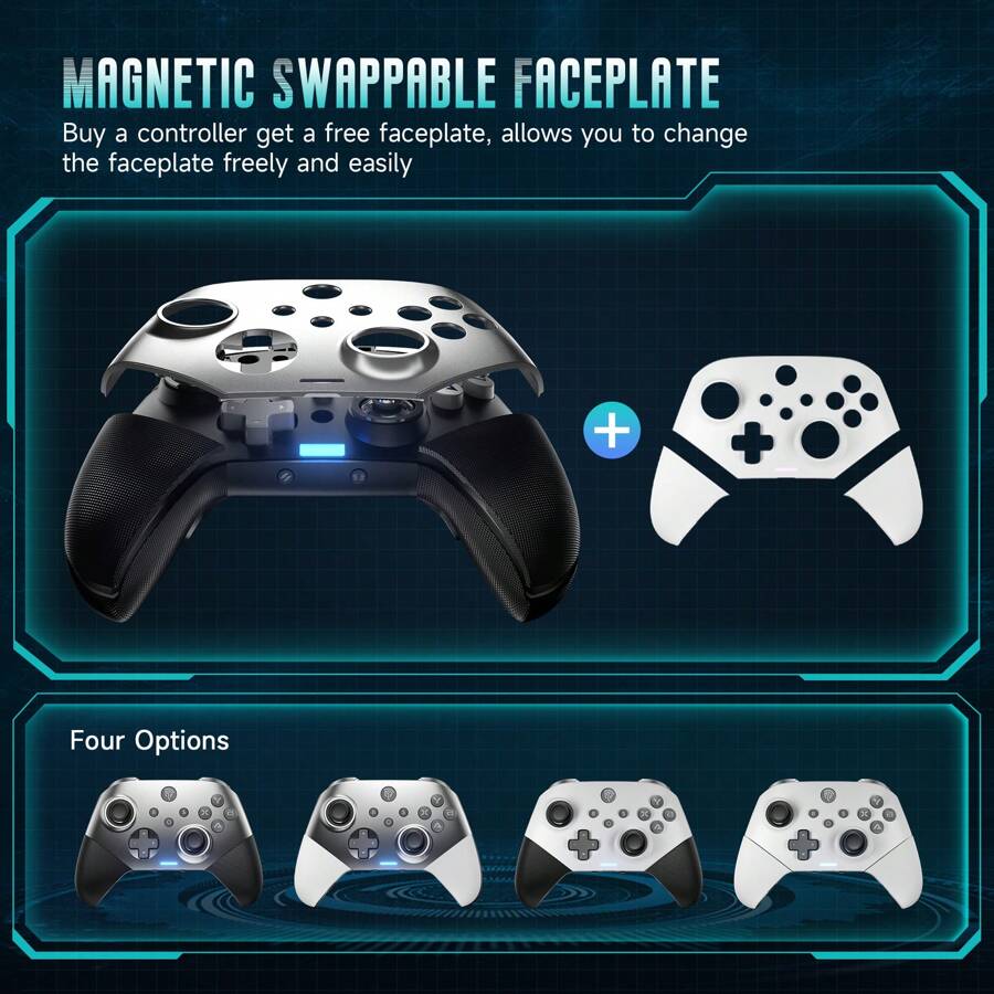 EasySMX EasySMX X10 PC Controller - No Stick Drift, No Dead Zone ...