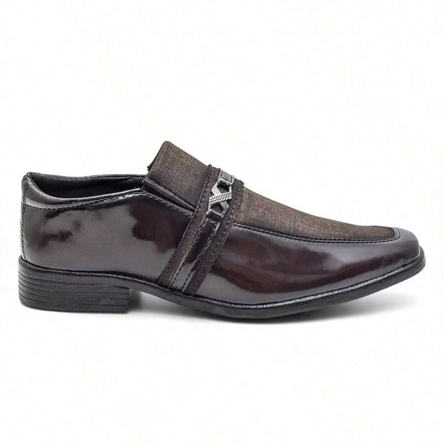 Men's Formal Shoes Comfort Premium Elastic Varnish | SHEIN UK