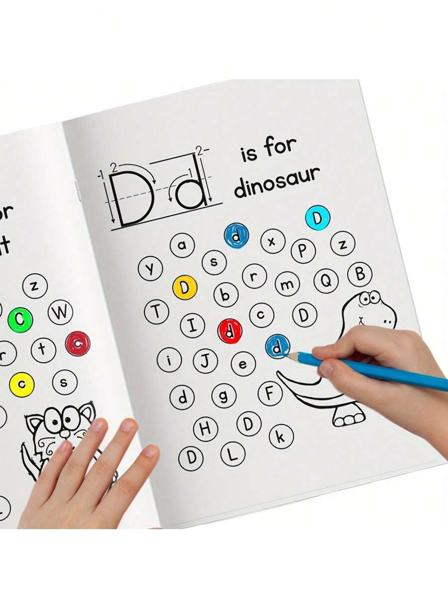 Children's Alphabet Practice Book - Fun Pre-School Learning Activities ...