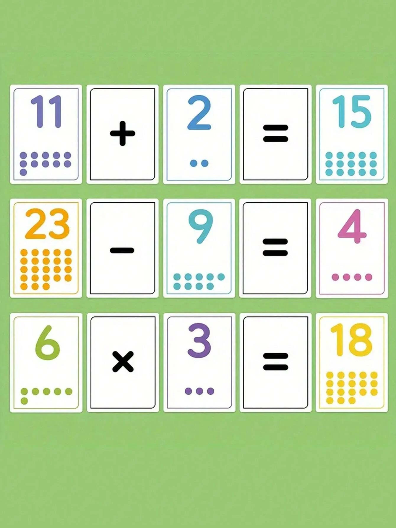 Early Learning Math Flashcards - Numbers 0-25, Addition, Subtraction ...