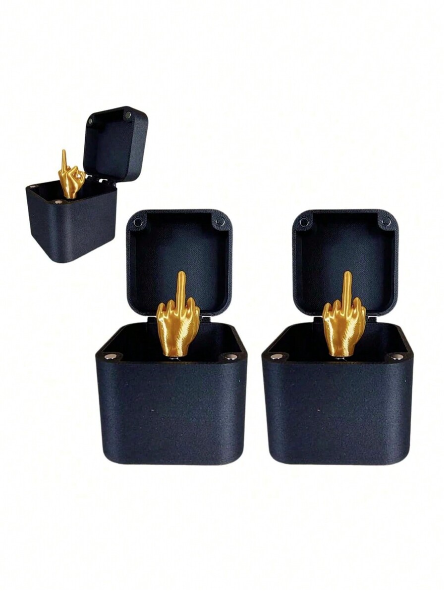1pc Middle Surprise Finger Gift Box, Finger Middle In A Box, Annoying ...