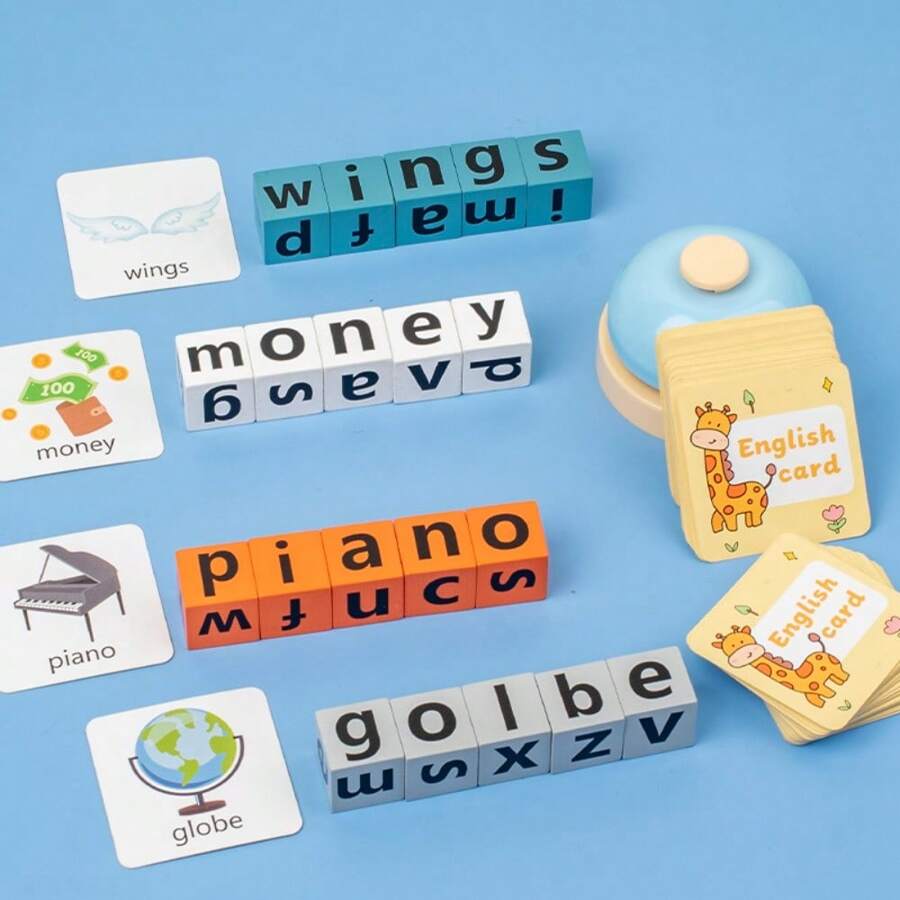 English Spelling Word Learning Toys For Children Aged 3-6 Years ...