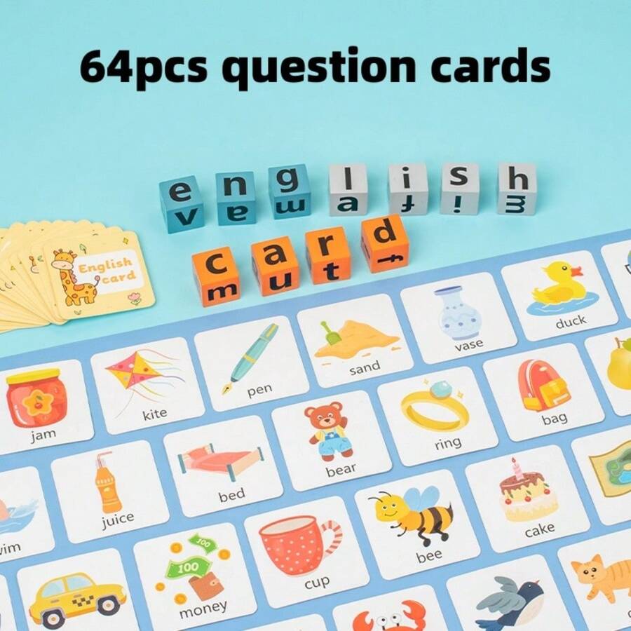 English Spelling Word Learning Toys For Children Aged 3-6 Years ...