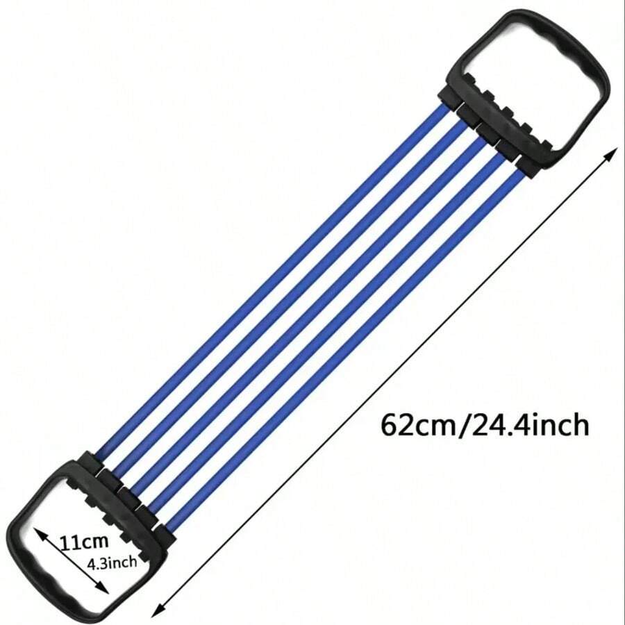 Full Body Workout Set - Chest Expander With 5 Removable Resistance ...