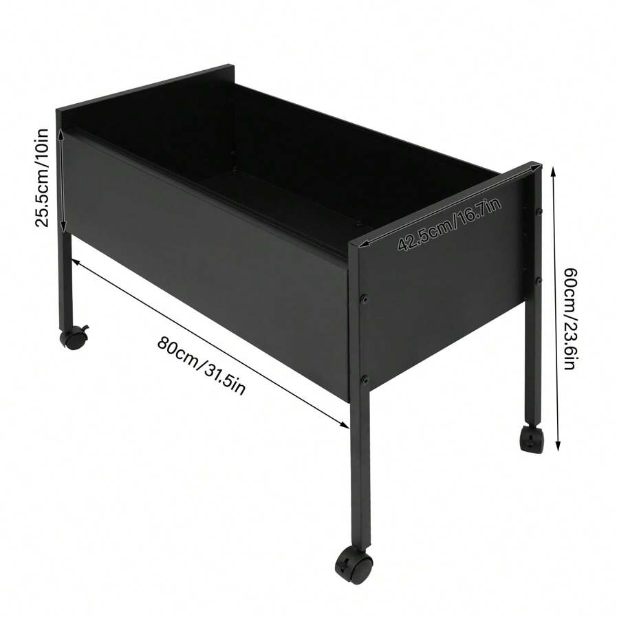 YUNRUX 80*42.5*60cm File Trolley Office Cart File Trolley With Wheels ...