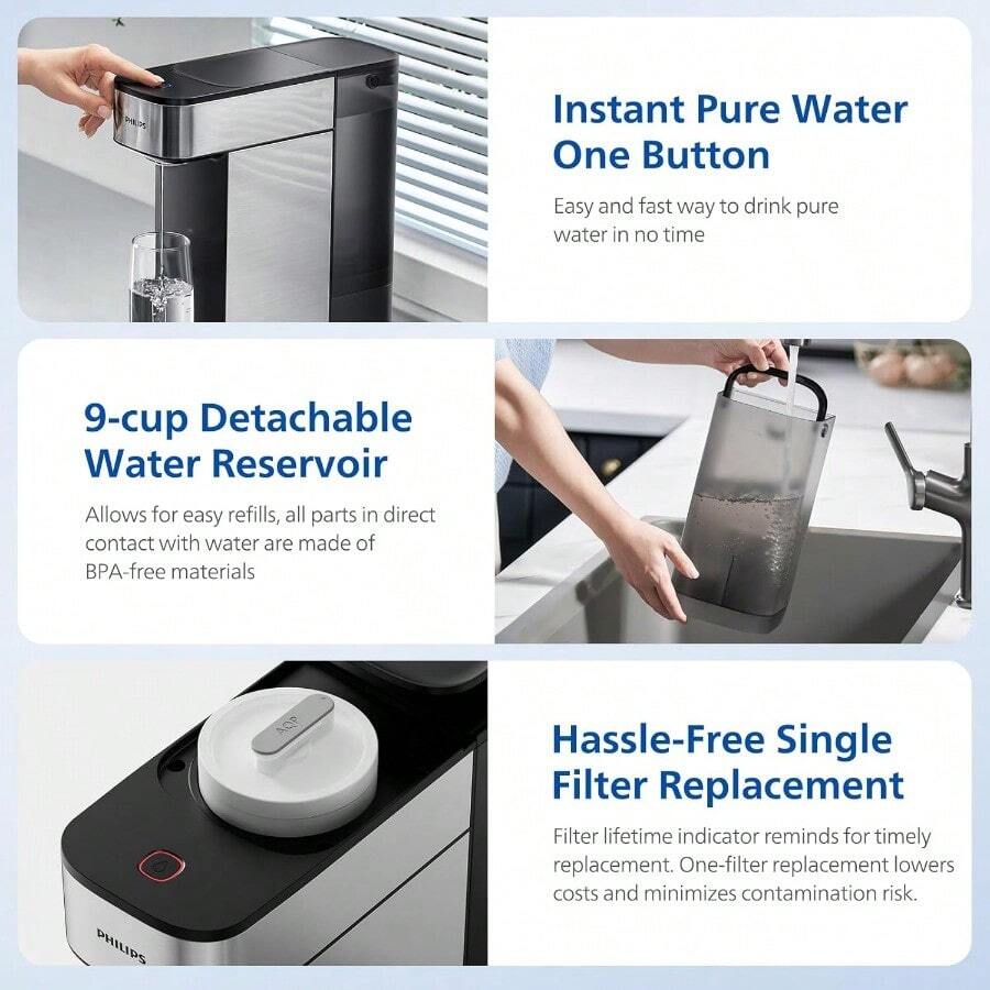 Countertop Reverse Osmosis Water Filter Distributor, 5-Stage Reverse ...