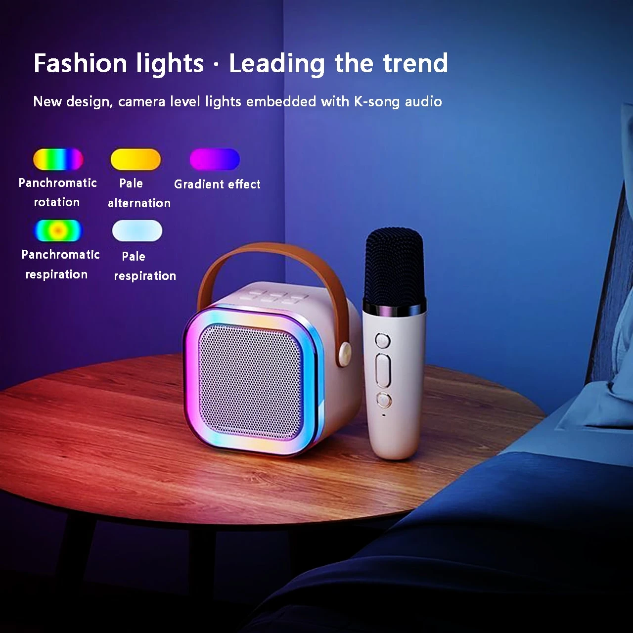 Portable Mini Karaoke Speaker With Built-In Microphone, Suitable For ...