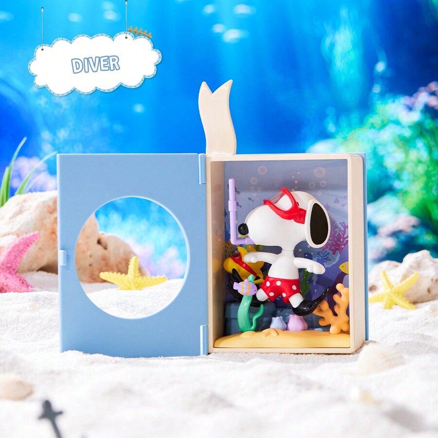 Miniso Snoopy Collection My Story Session Surprise Blind Box Figure Mystery Box Perfect For Dog ...