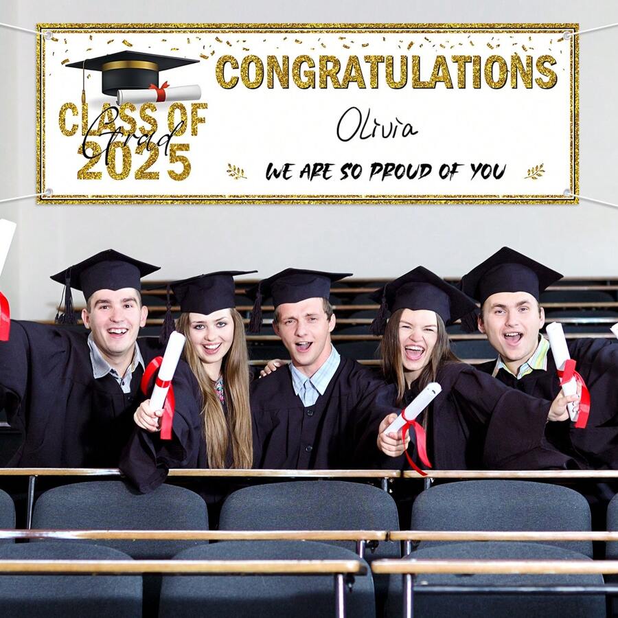 Graduation Party Decorations Graduation Yard Sign Banner Class Of 2025 ...