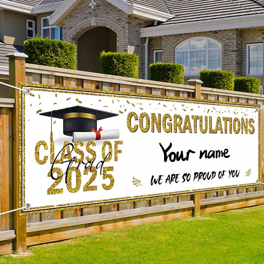 Graduation Party Decorations Graduation Yard Sign Banner Class Of 2025 ...