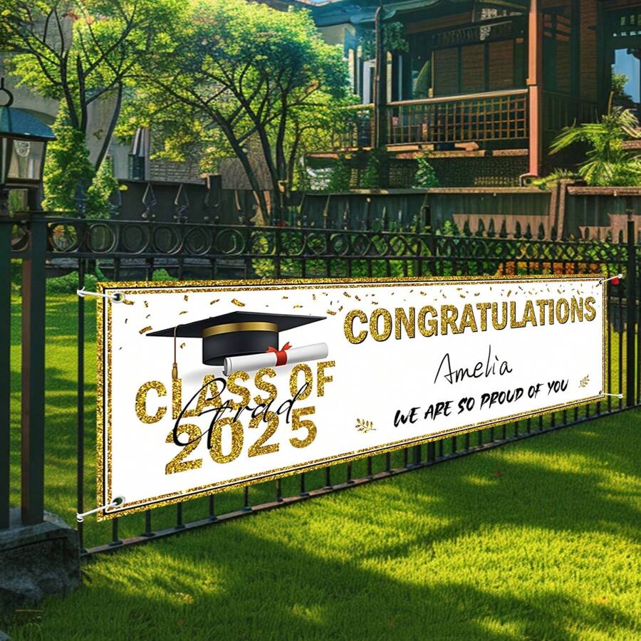 Graduation Party Decorations Graduation Yard Sign Banner Class Of 2025 ...