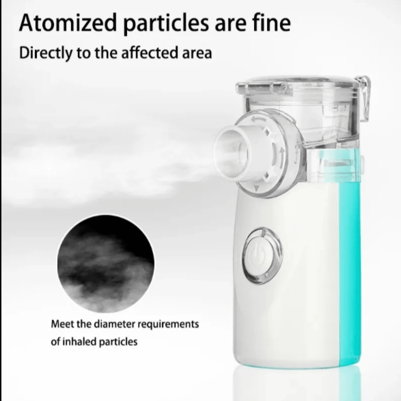 Mini Portable Ultrasonic Nebulizer, USB Powered Pocket Size Asthma ...
