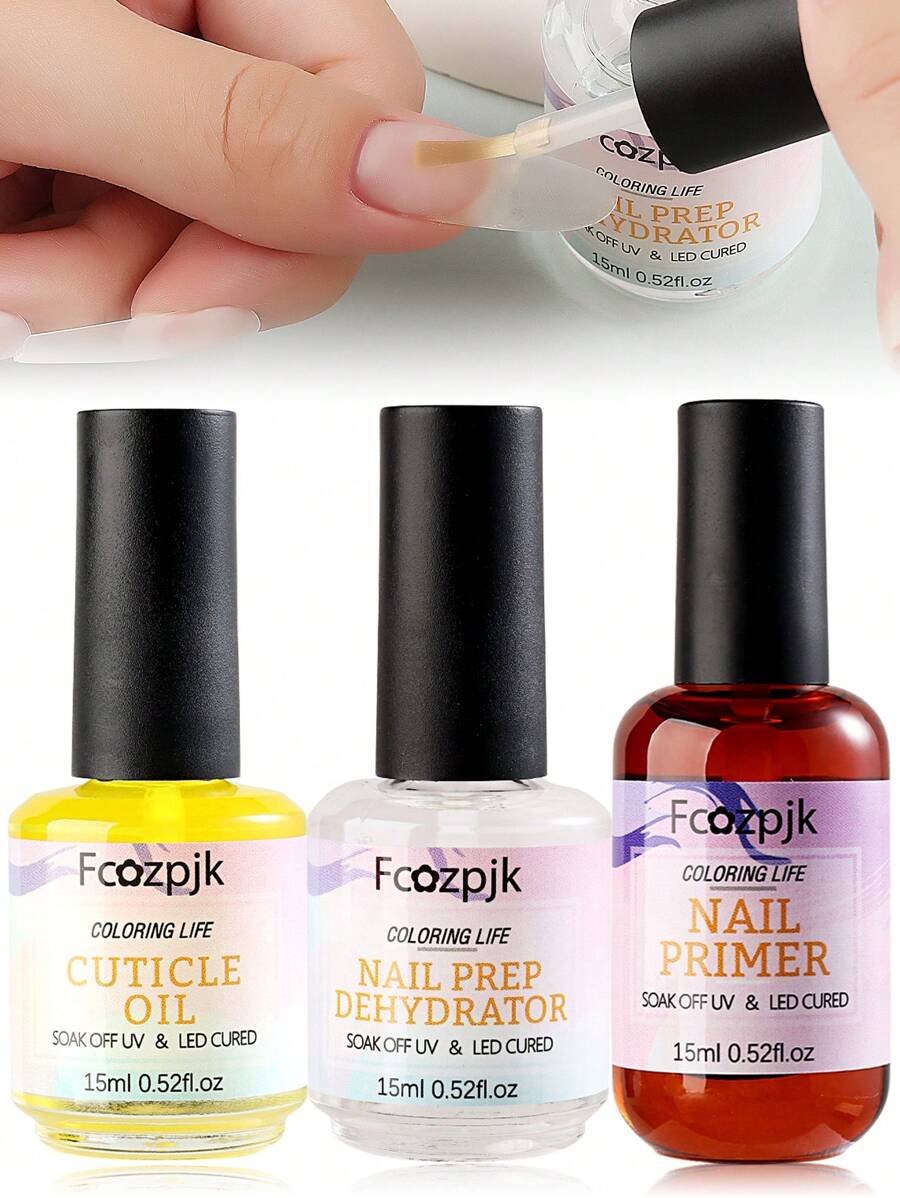 15 Ml Nail Dehydrator And Primer Acid-Free Non Acid Primer For UV Gels ...